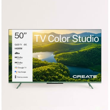 Televisores 50 pulgadas | Smart TVs 50 4k QLED - Create