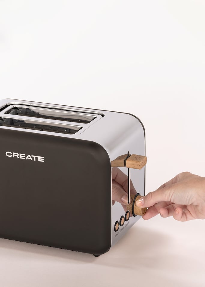 TOAST RETRO - Tostadora para rebanadas anchas - Create