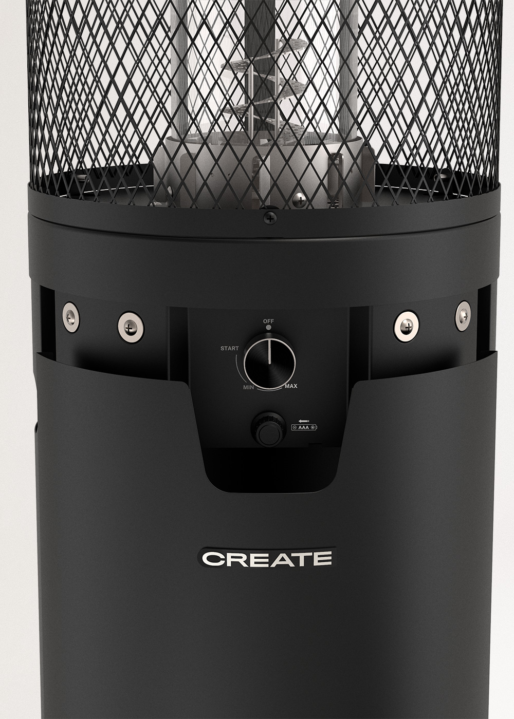 Calefactor de gas 8kW para terrazas y exteriores - FIRE ROUND HEATER ...
