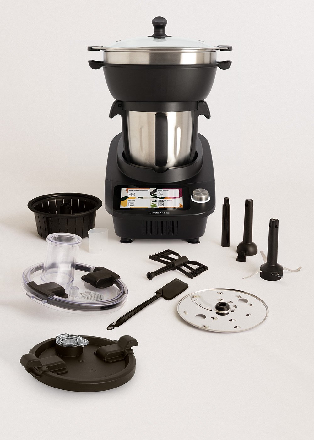 Robot de cocina inteligente multifunción con pantalla táctil - CHEFBOT TOUCH PRO CONNECT - Create