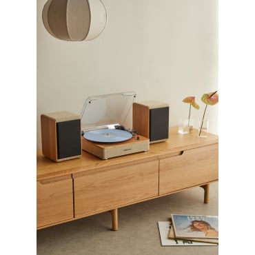 RECORD PLAYER PRO - Tourne-disque avec 2 haut-parleurs externes ...