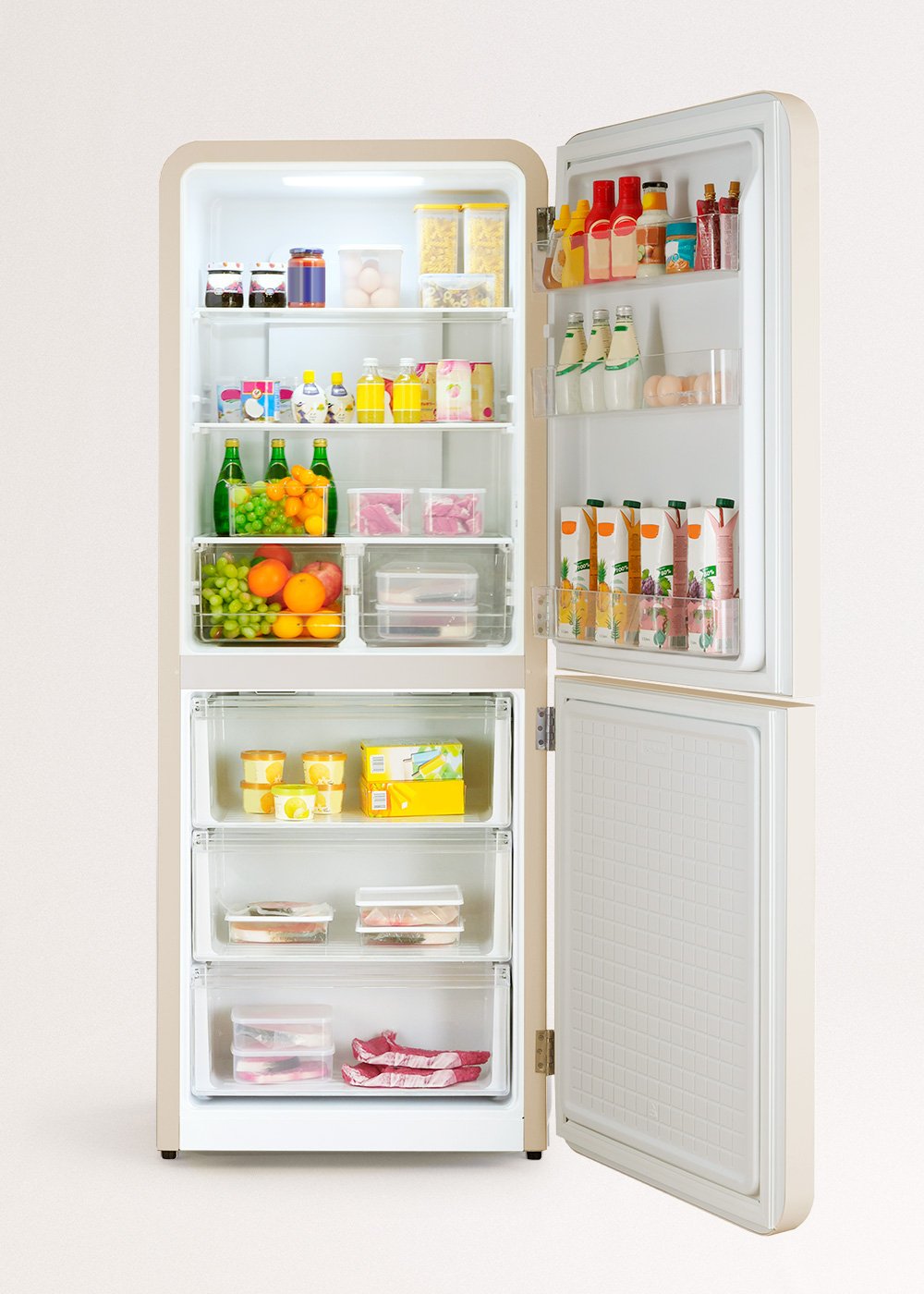 Réfrigérateur combiné de style rétro 401L - FRIDGE RETRO COMBI - Create