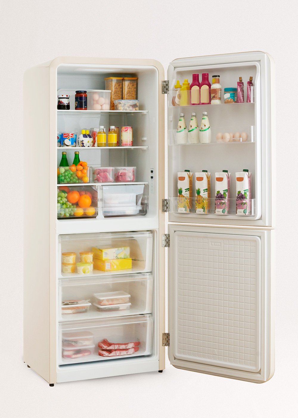 Réfrigérateur combiné de style rétro 401L - FRIDGE RETRO COMBI - Create