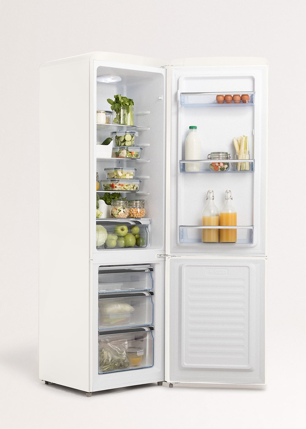 Frigorifero combinato in stile retrò - FRIDGE STYLANCE 244L - Create