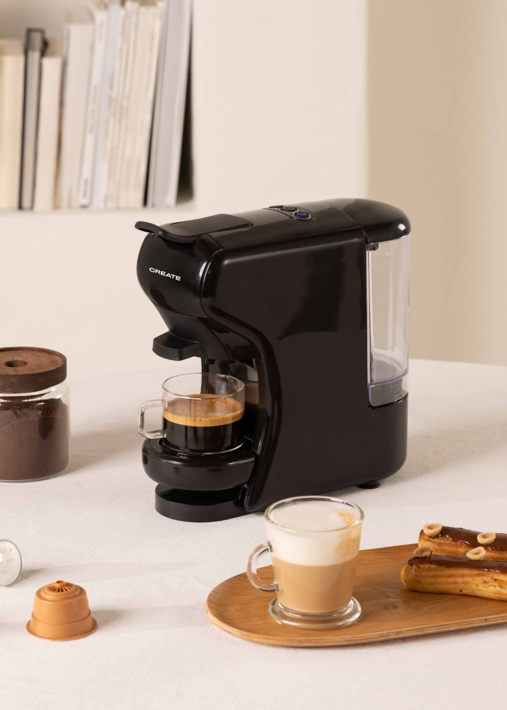 Macchina per caffè multicapsula e caffè macinato - POTTS - Create