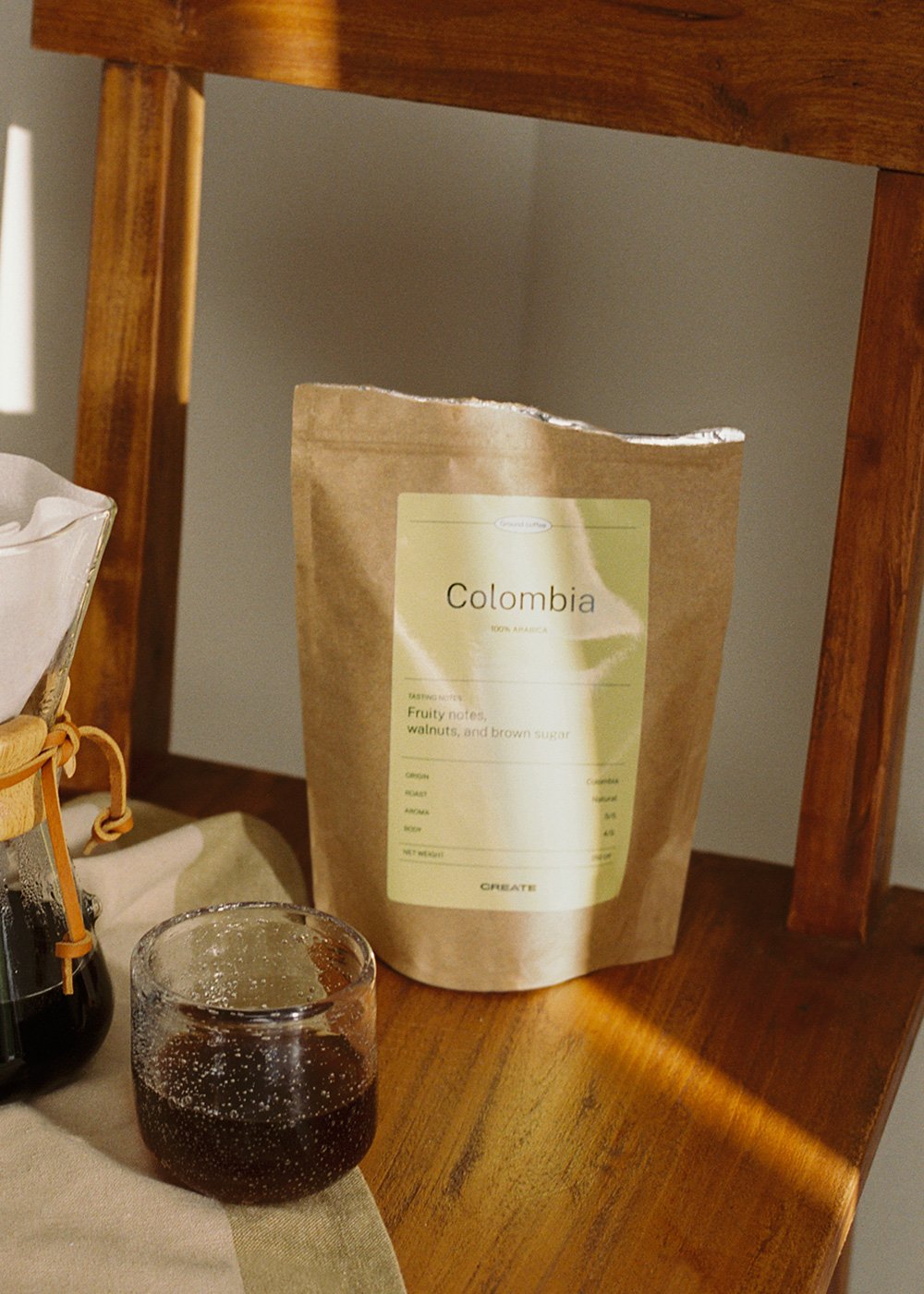 Caffè speciali in grano e macinati 250g - CAFFÉ 100% ARABICA - Create