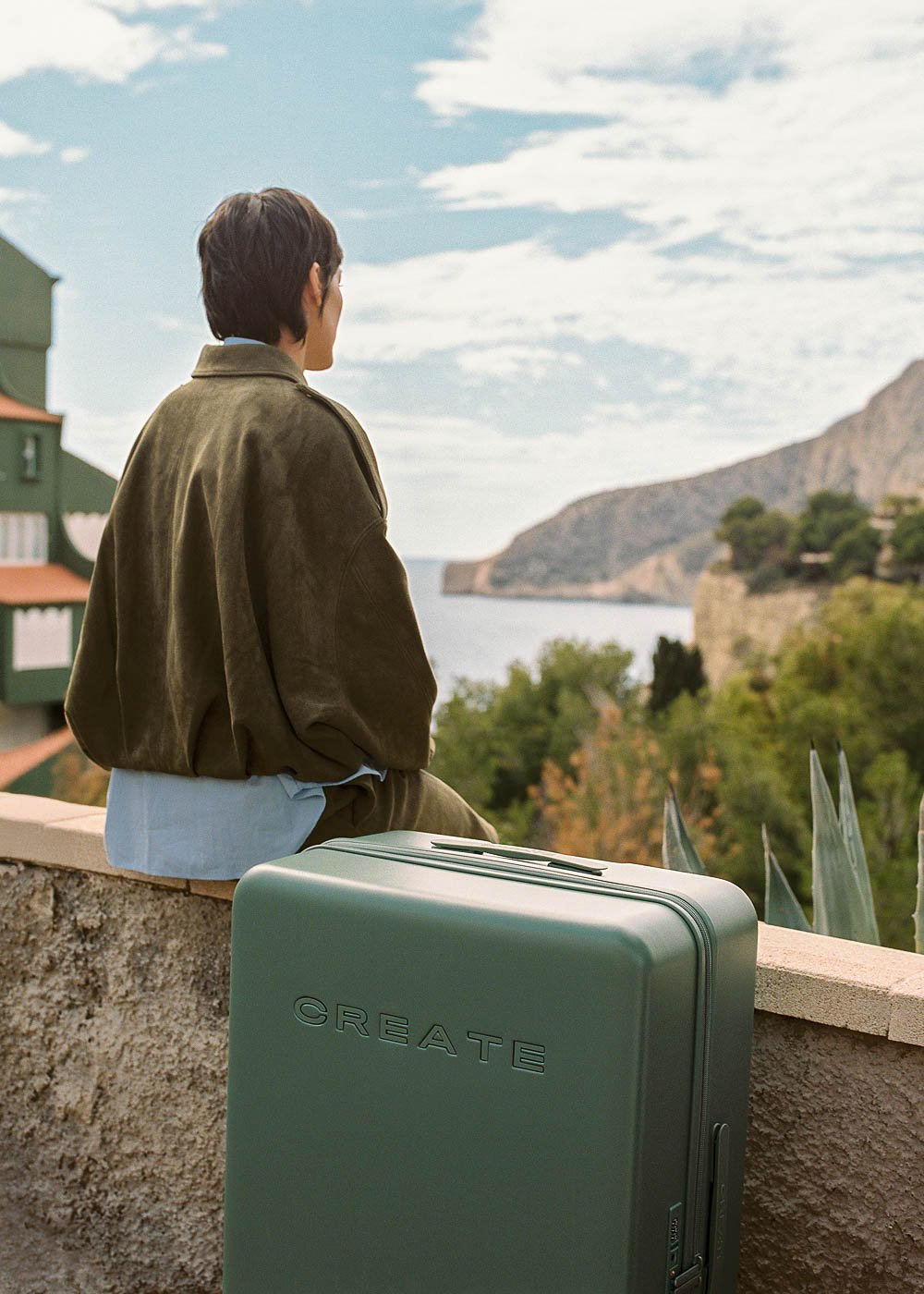 Valigia rigida in policarbonato con lucchetto TSA e ruote ...