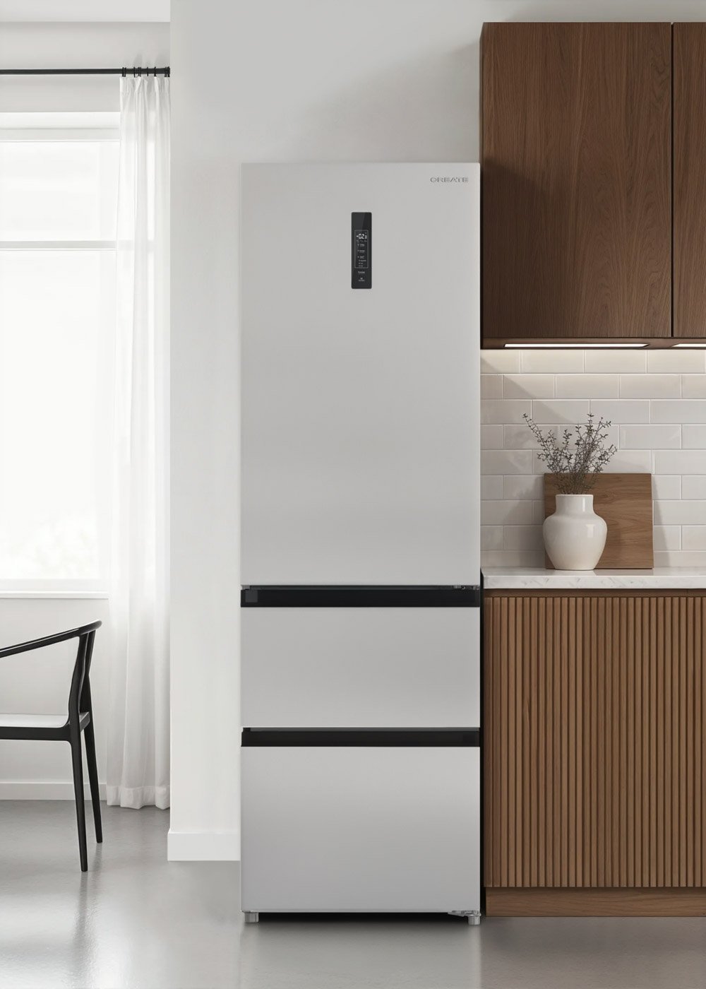 Frigorifero da 401L No Frost in stile italiano con Space Pro e Care+ - FRIDGE STUDIO COMBI PRO ...