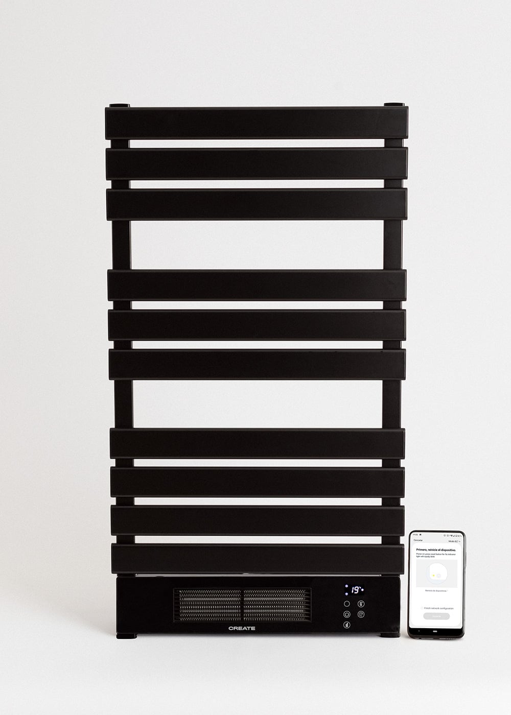 Elektrische handdoekhouder met verwarming en Wifi 1500W - WARM TOWEL ...