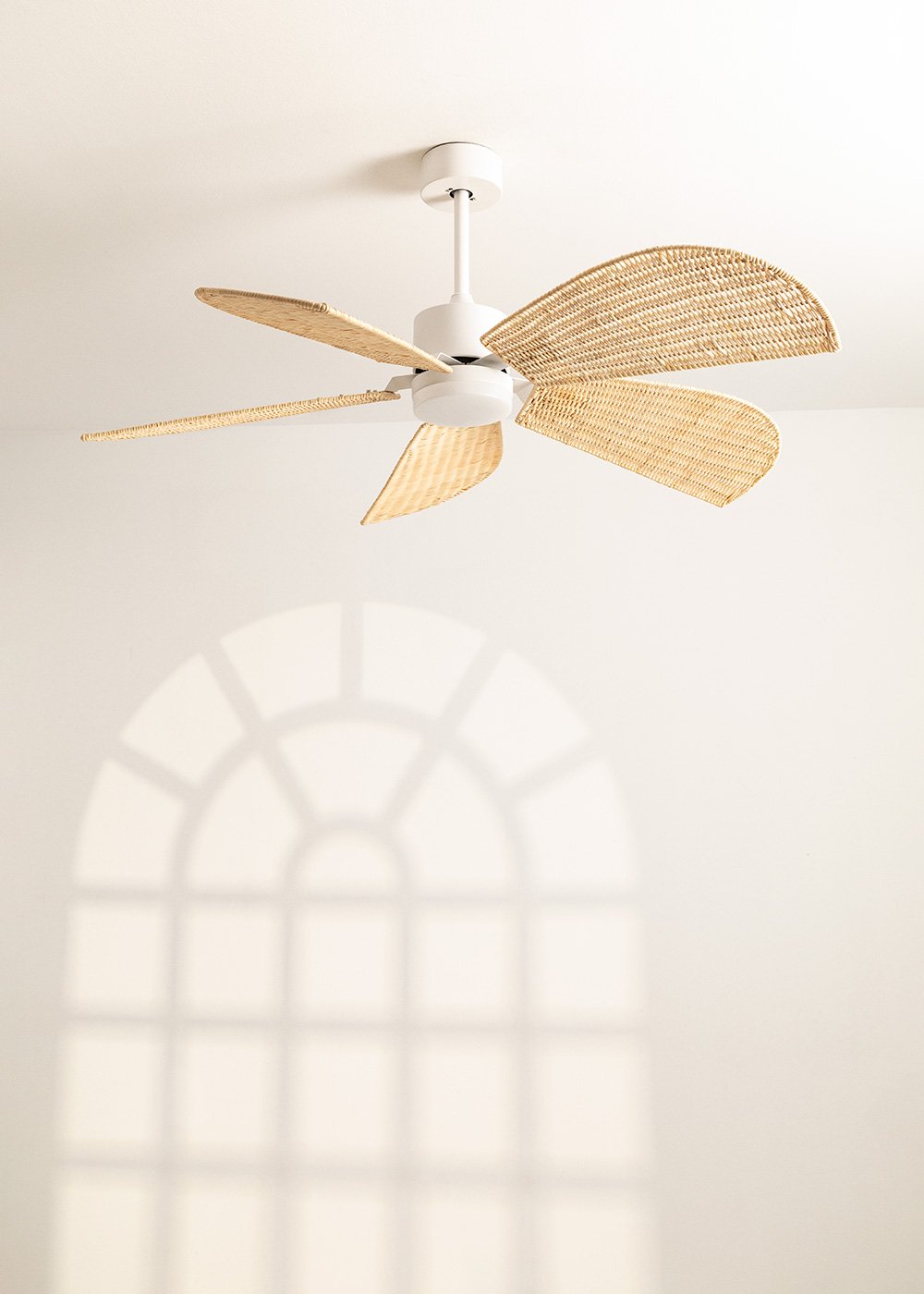 WIND RATTAN - Plafondventilator 40W Stil Ø132cm - Create