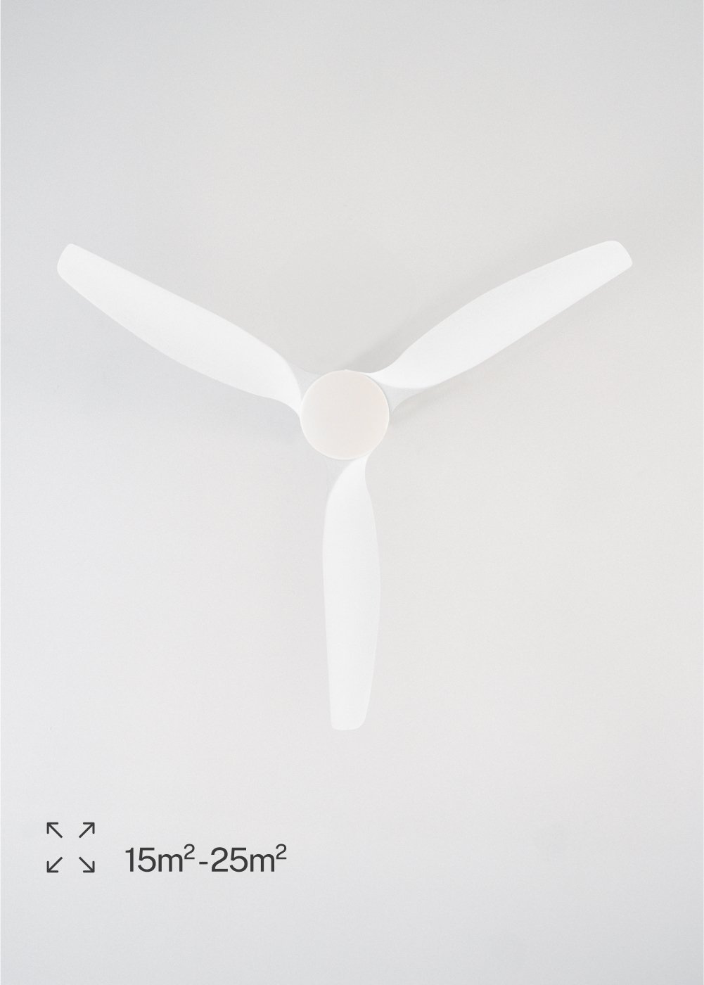 WIND CALM LINE - Plafondventilator 40W silent Ø132 cm 100% hout - Create