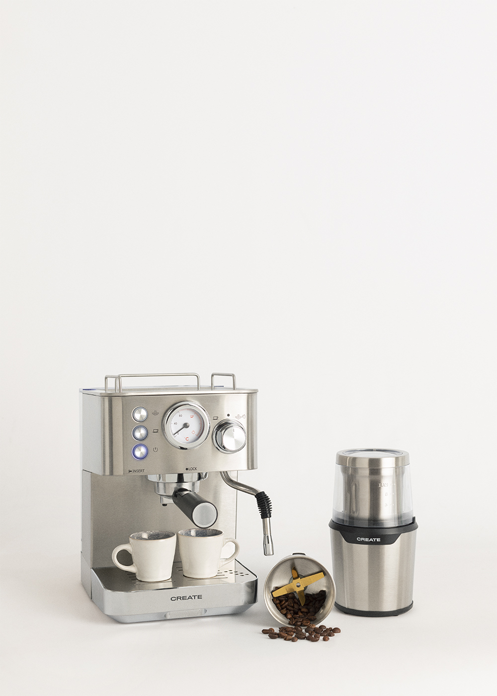 Pack Ekspres do espresso THERA CLASSIC + Mlynek do kawy i przypraw MILL ... Pack Ekspres do espresso THERA CLASSIC + Mlynek do kawy i przypraw MILL ...