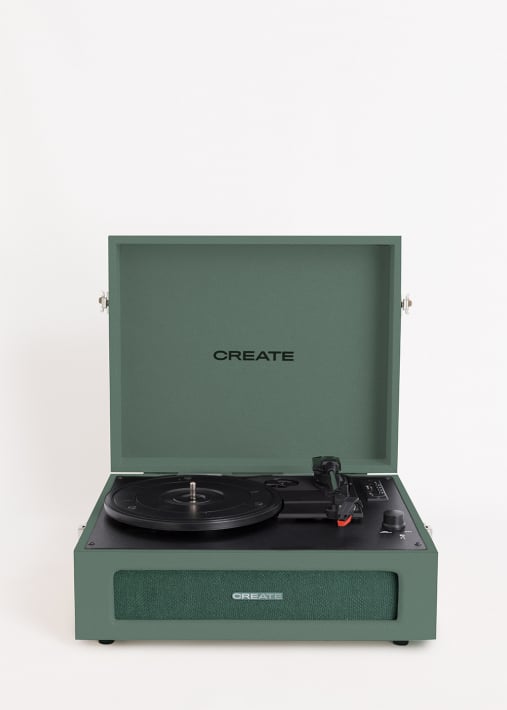 Gira discos vintage | Leitor de vinil - Create