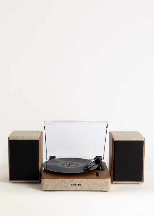 Gira discos vintage | Leitor de vinil - Create