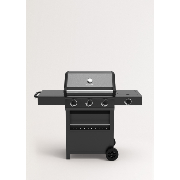 BBQ GAS BURNER PRO - Churrasqueira a gás com queimador lateral e mesa ...