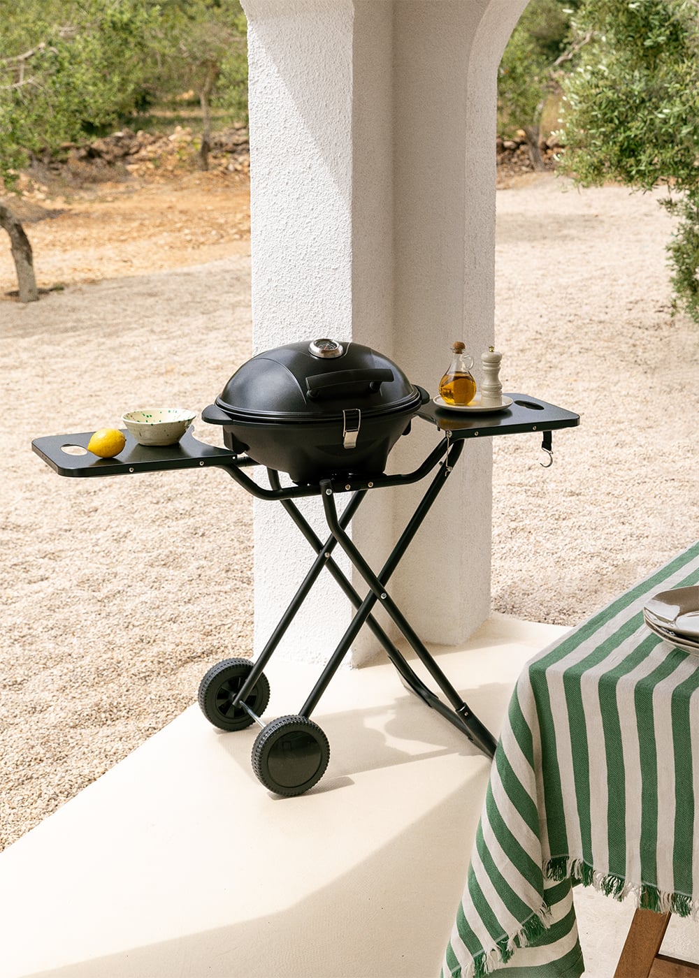 Grelhador elétrico dobrável com corpo extraível - BBQ SURFACE 2 IN 1 ...