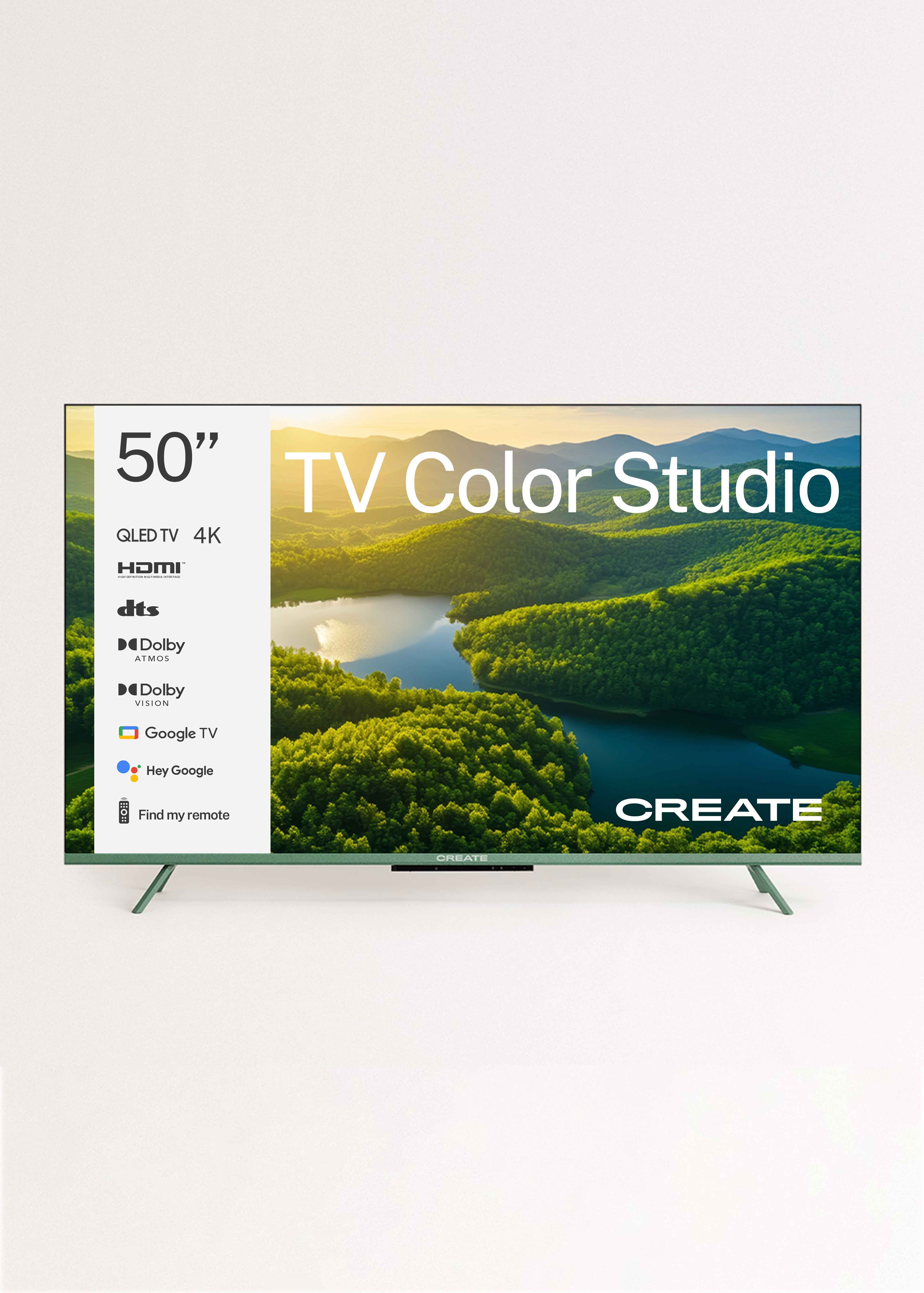Smart TV QLED 4K com tela antirreflexo e moldura colorida - TV COLOR ...