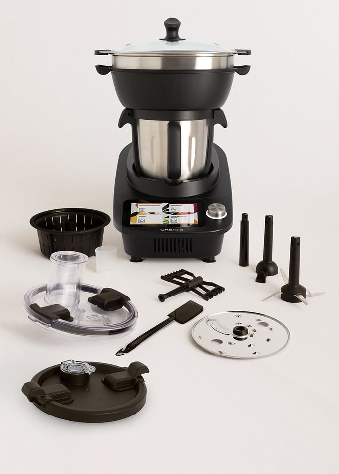 Robot de cozinha inteligente multifuncional com ecrã tátil - CHEFBOT ...