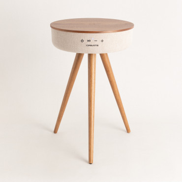 SPEAKER TABLE - Bluetooth Speaker Table and Wireless Smartphone Charger ...