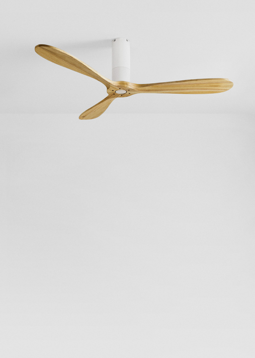 WIND MINIMAL - Silent ceiling Fan 40W Ø132 cm with 15W LED light - Create