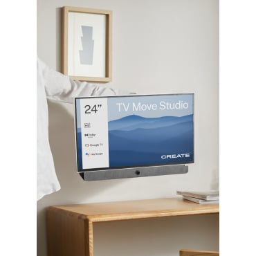 TV MOVE STUDIO - Portable 24" Smart TV with battery and anti-reflective ...