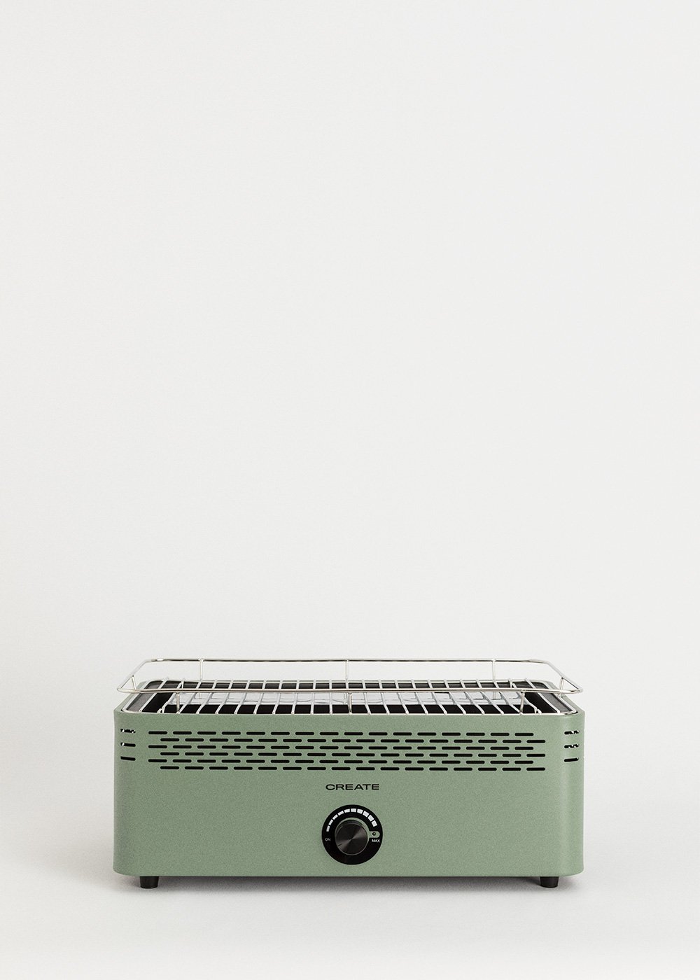 Low smoke portable charcoal barbecue - BBQ COMPACT - Create