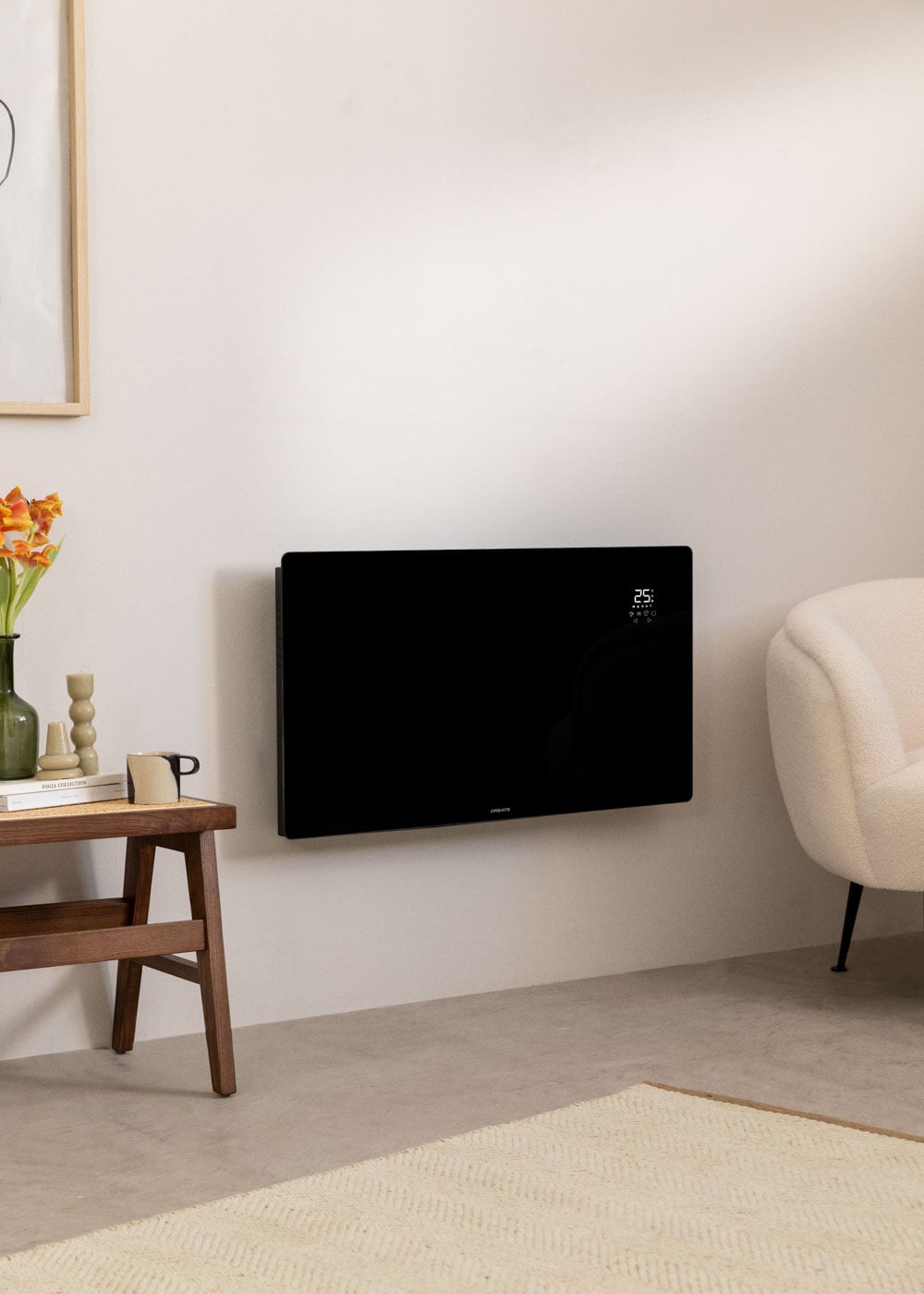 Electric Glass Convector with WiFi - WARM CRYSTAL 2500W - Create