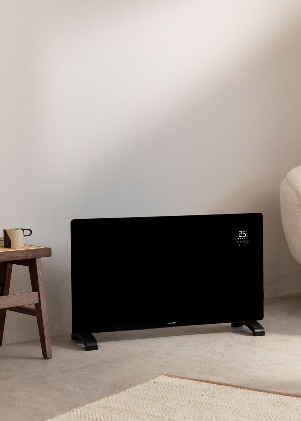 Electric Glass Convector with WiFi - WARM CRYSTAL 2500W - Create