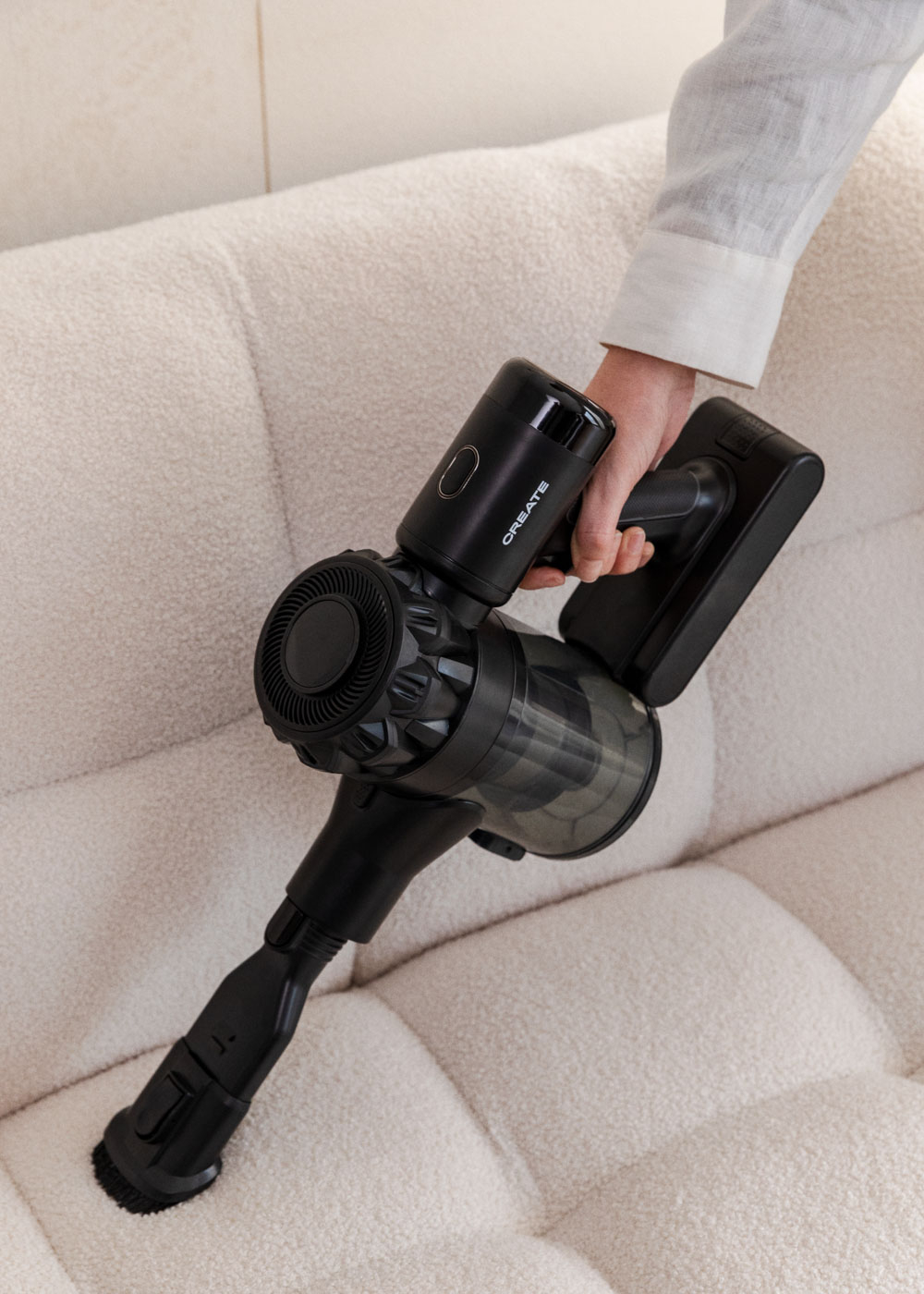 Cordless vertical 25.9V vacuum cleaner - CYCLONE FORCE - Create