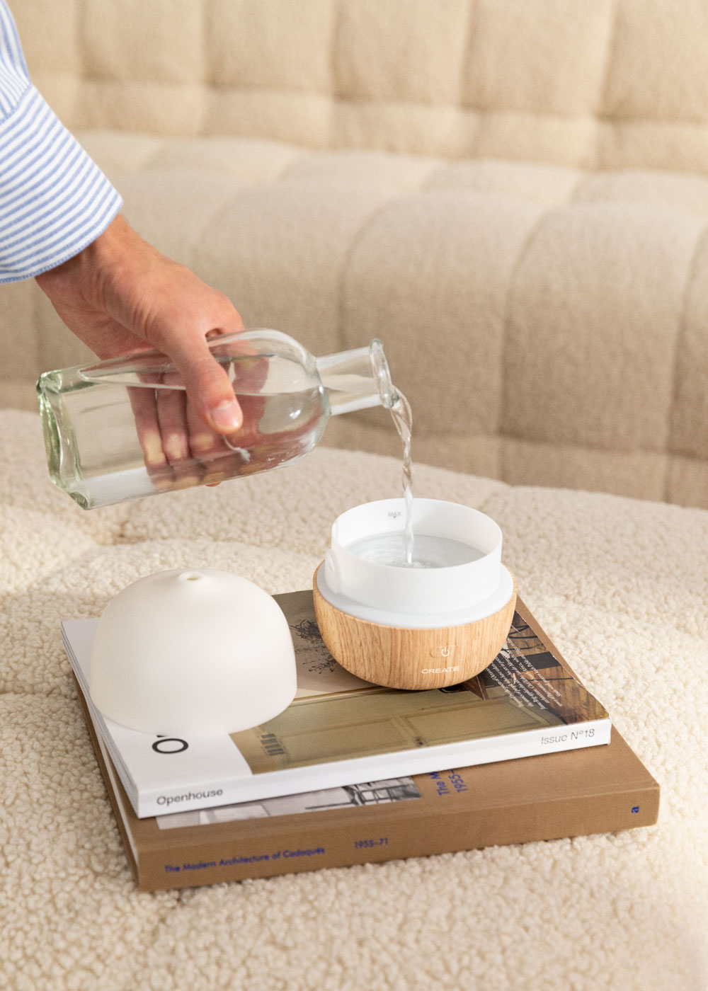 Scent diffuser, humidifier and LED lamp - AROMA STUDIO - Create