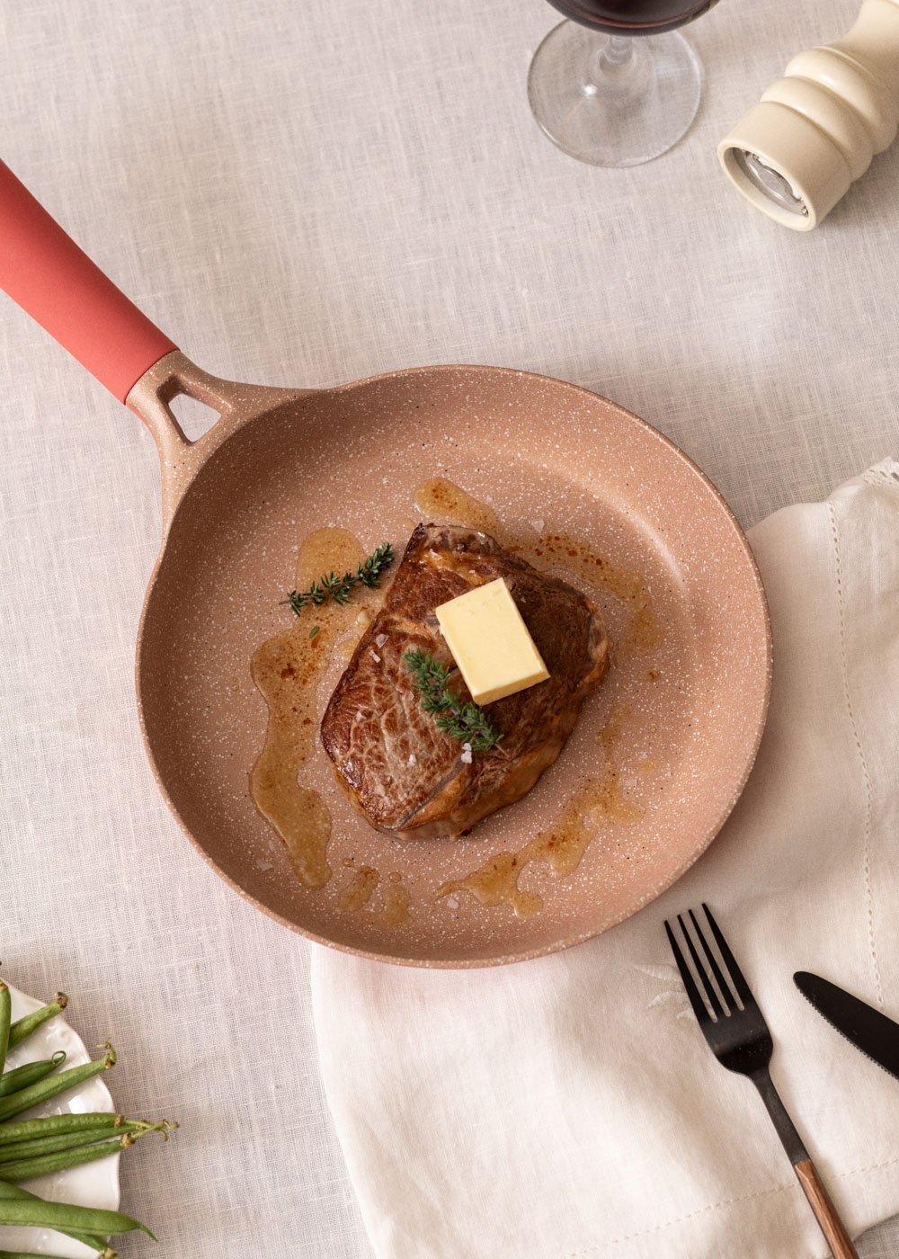 Cast aluminium frying pan with ceramic coating - PAN STUDIO - Create