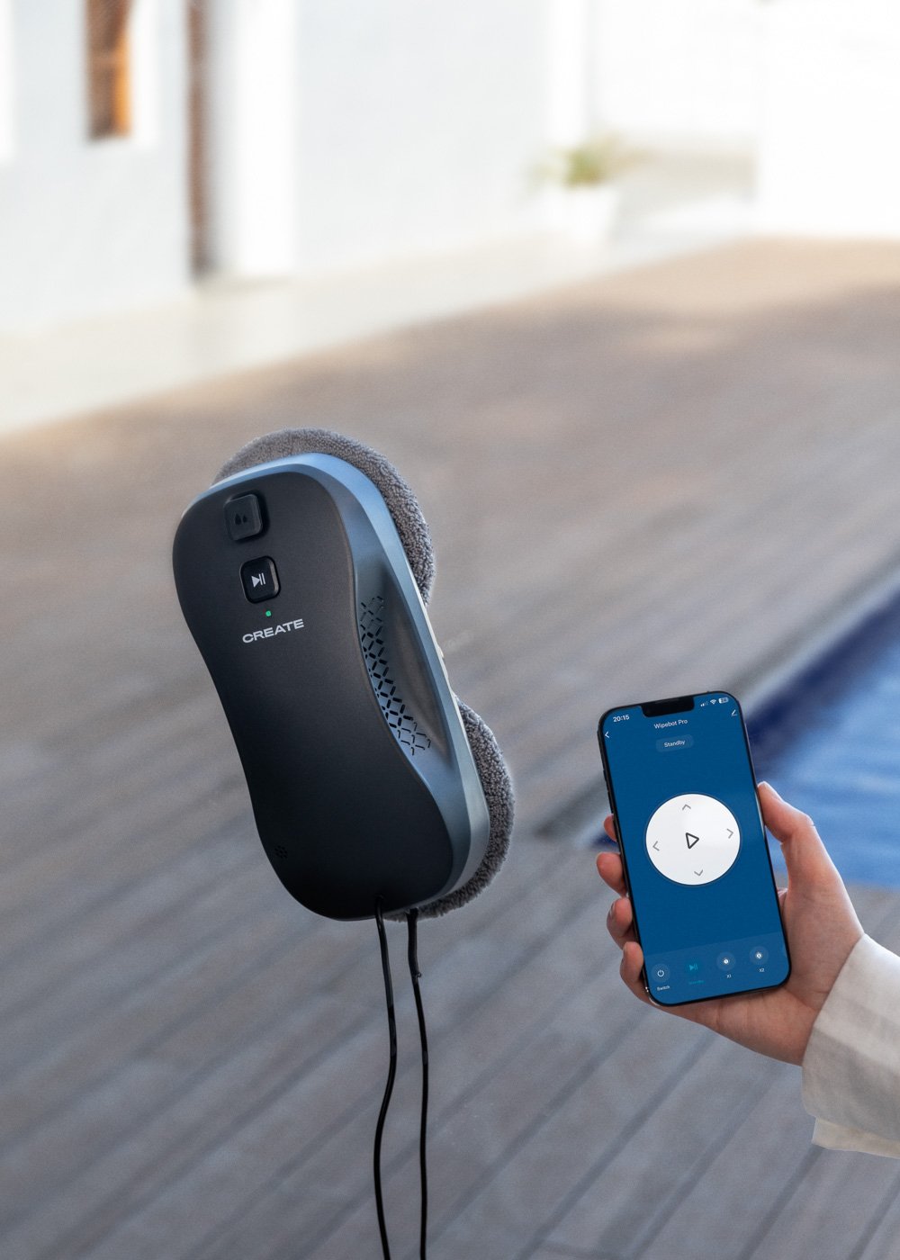 Automatic window cleaning robot with WiFi - WIPEBOT PRO - Create