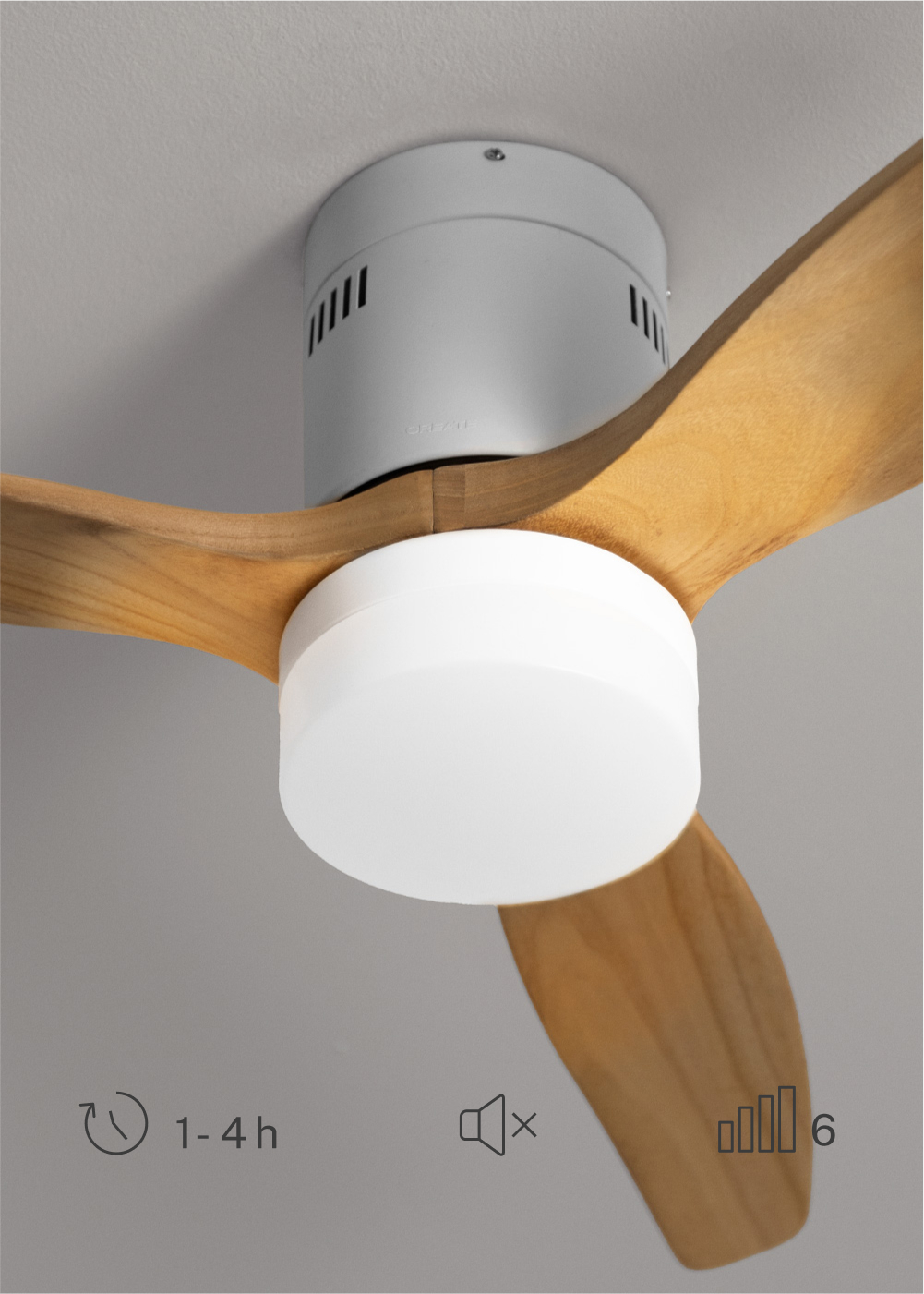 WIND CALM - 40W Silent Ceiling Fan – Available in Multiple Sizes - Create