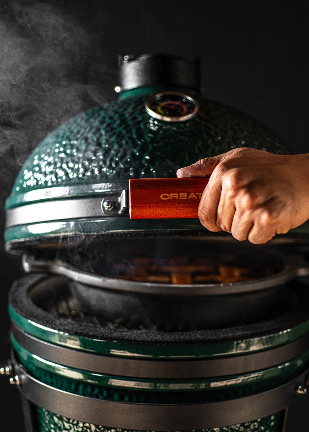 Ceramic smoker barbecue grill - BBQ KAMADO - Create