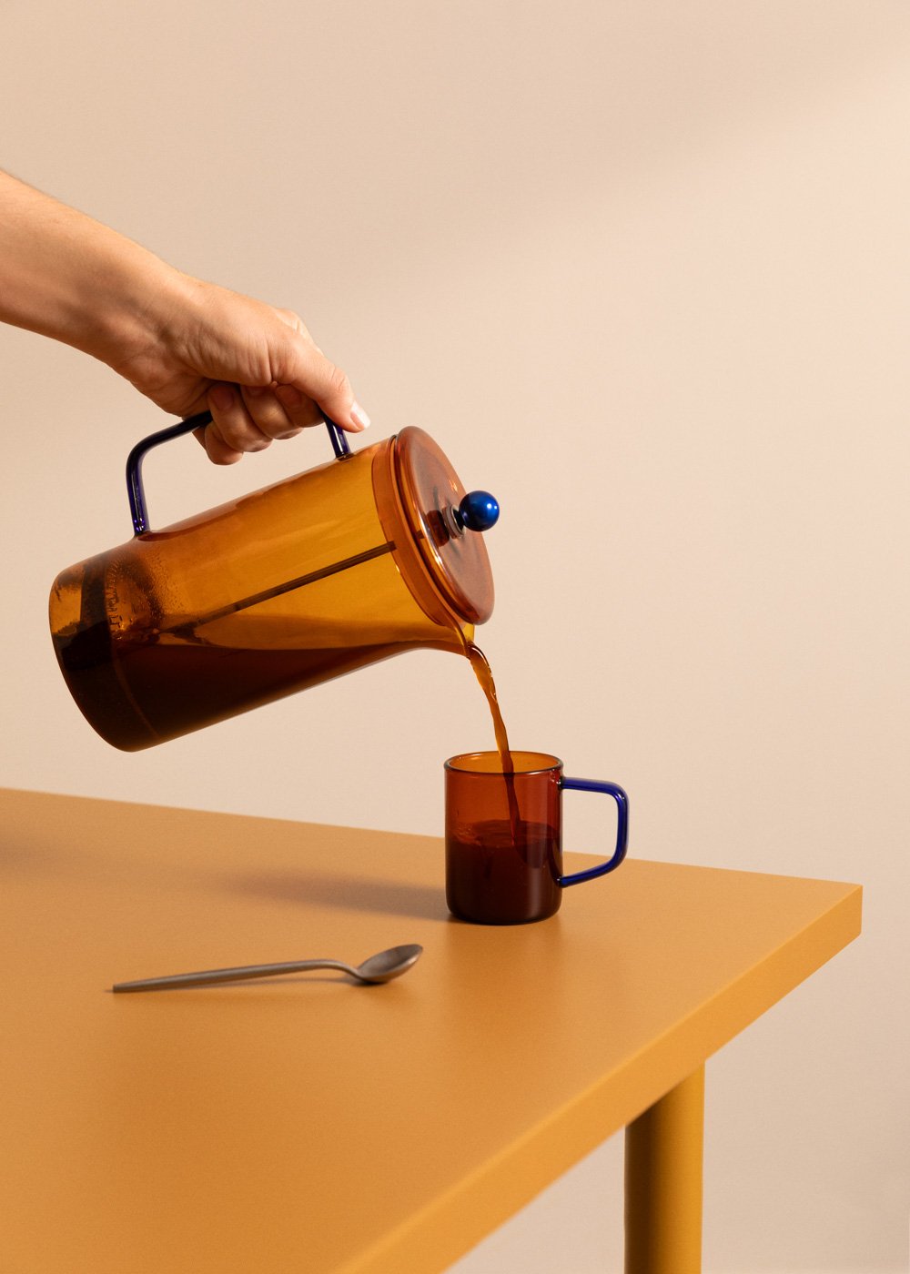 Borosilicate Glass Coffee Maker 670 and 500ml - AMBAR COLLECTION - Create