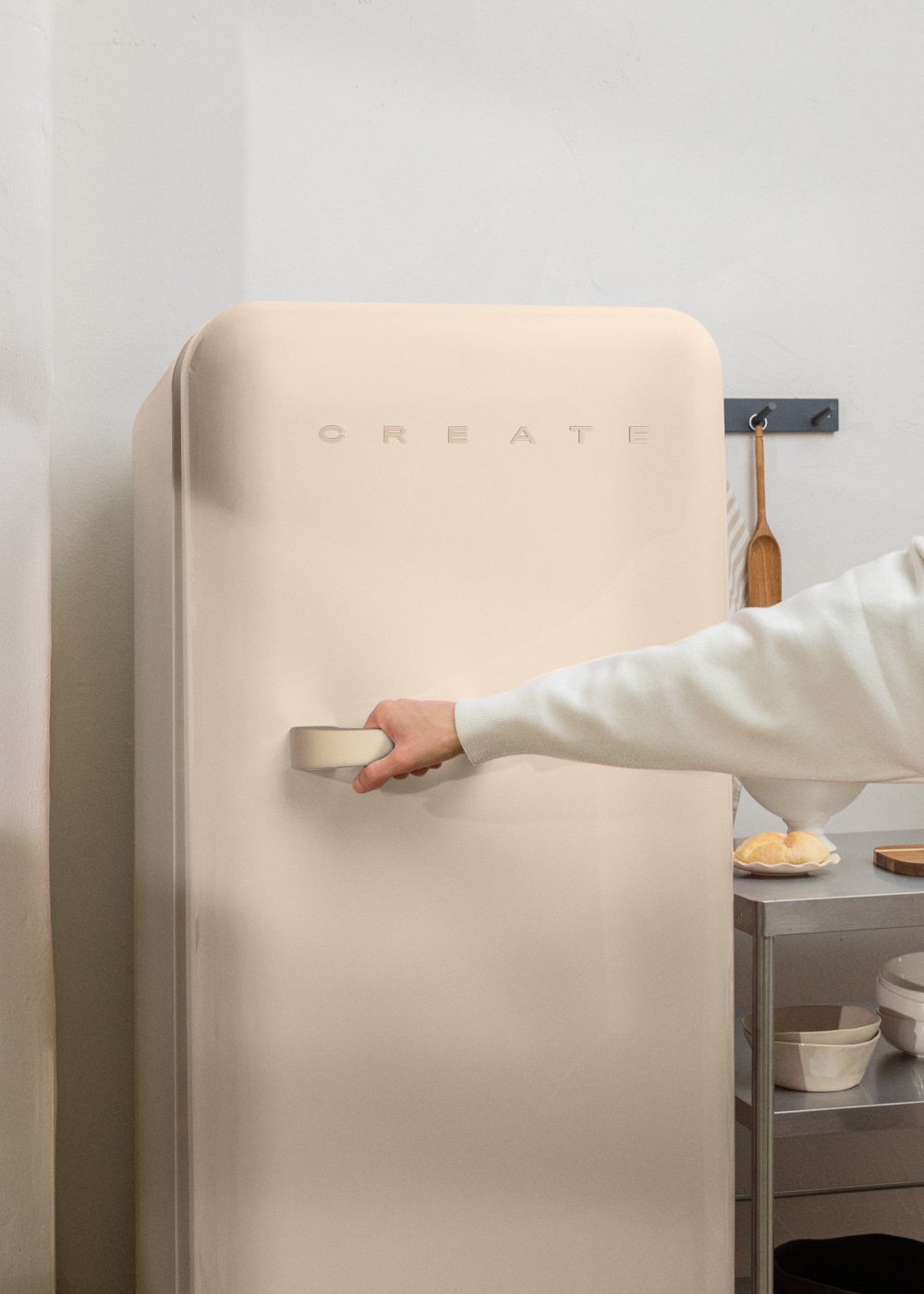 Retro-style refrigerator - FRIDGE RETRO 281L - Create