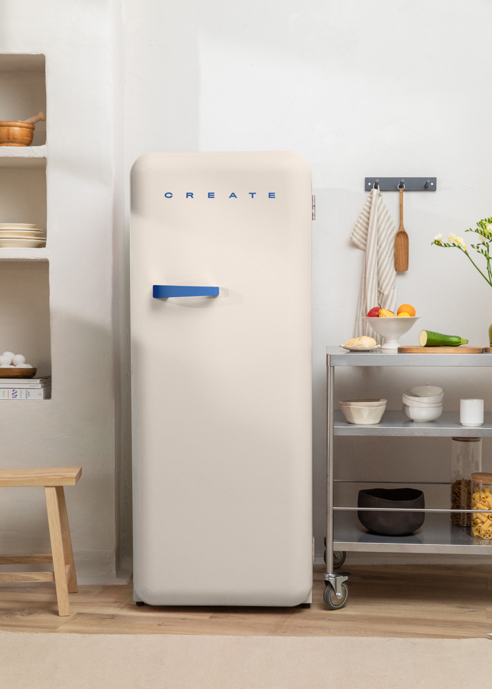 Retro-style refrigerator - FRIDGE RETRO 281L - Create