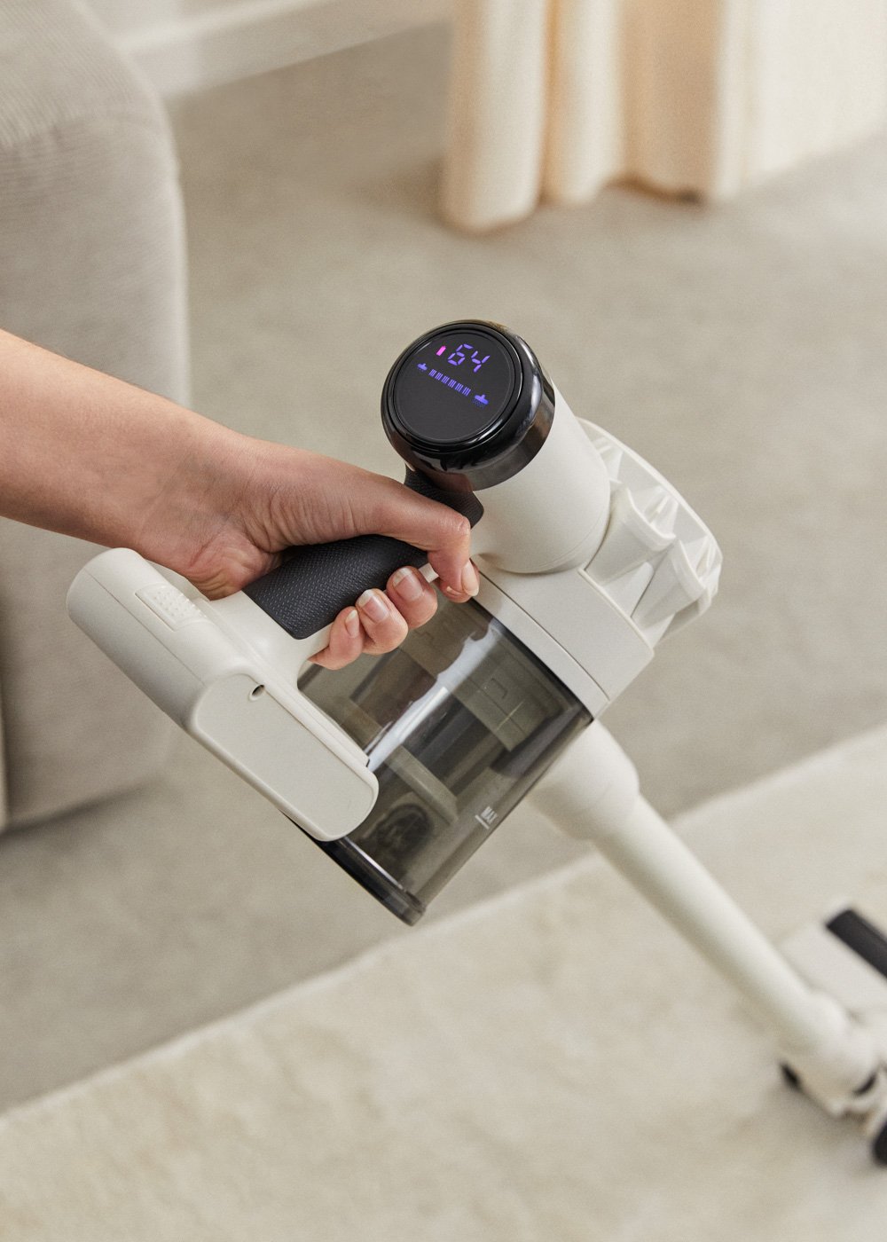 Cordless vertical 25.9V vacuum cleaner - CYCLONE FORCE - Create