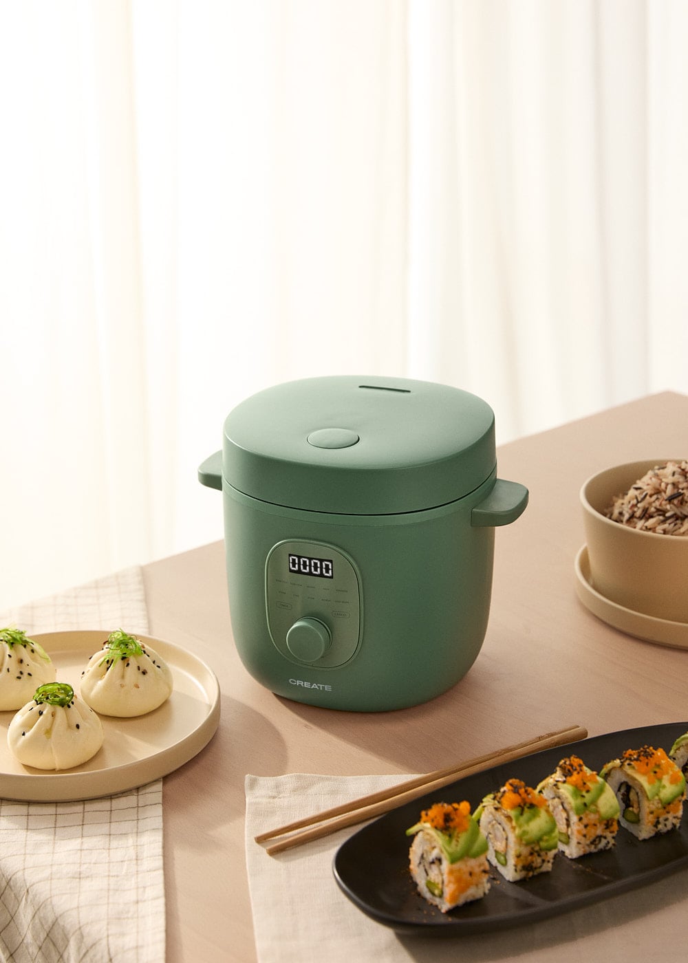 Multifunctional electric rice cooker with steamer basket - RICE COOKER ...