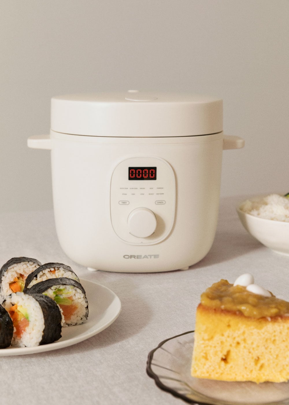 Multifunctional electric rice cooker with steamer basket - RICE COOKER ...
