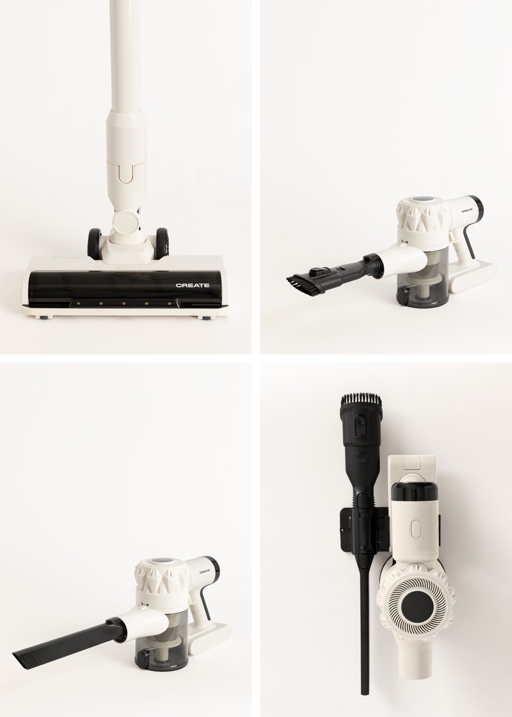 Cordless vertical 25.9V vacuum cleaner - CYCLONE FORCE - Create