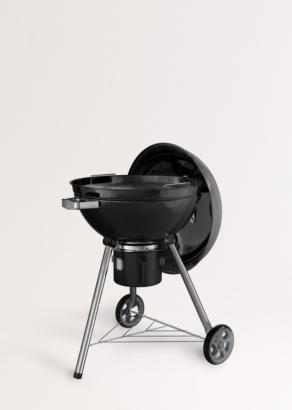 Charcoal smoker barbecue with ash collector - BBQ SMOKEY KETTLE - Create