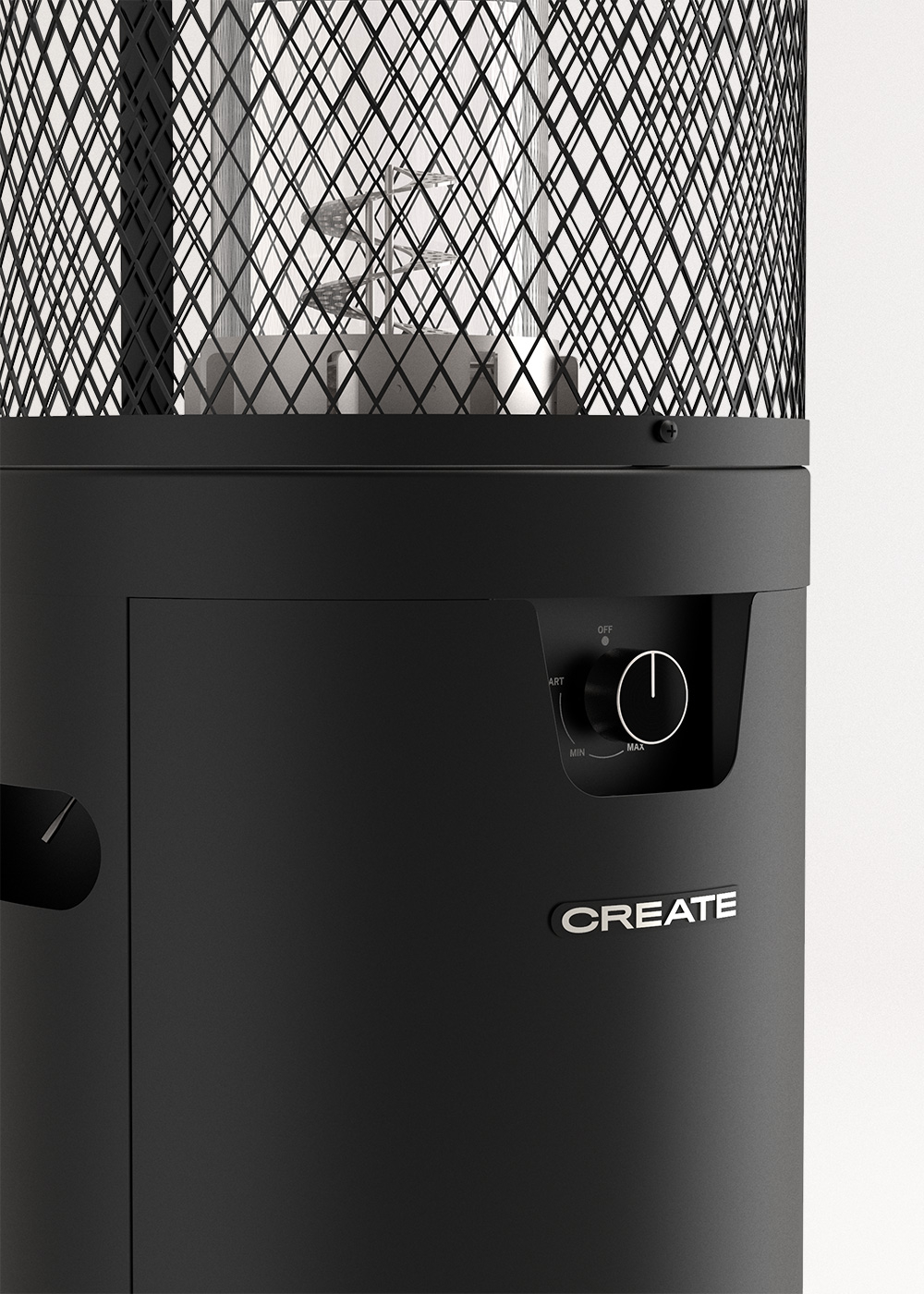 8kW gas heater for terraces and outdoor spaces - FIRE ROUND HEATER - Create