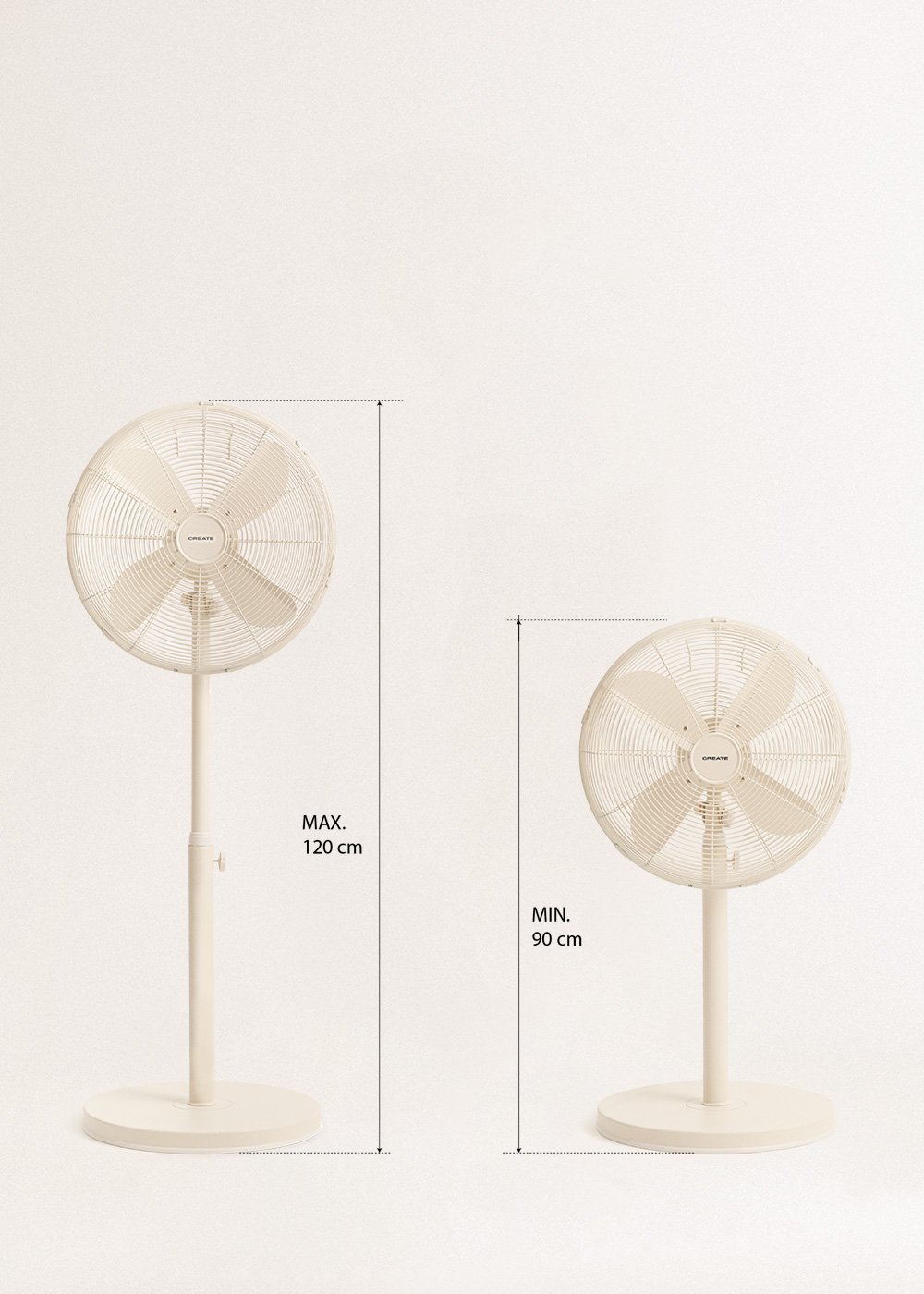 50W oscillating stand fan - AIR STAND EASY - Create