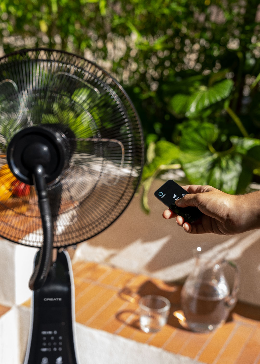 Oscillating nebulizer ultrasilent fan - AIR MIST - Create