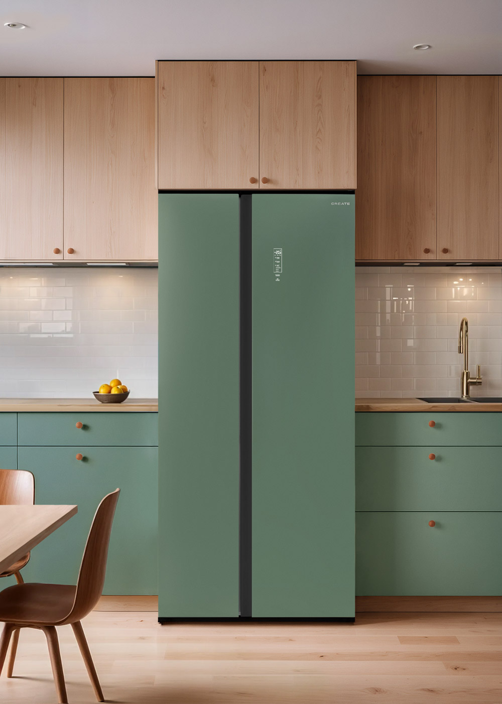 550L side-by-side refrigerator No Frost - FRIDGE STUDIO SIDE BY SIDE ...