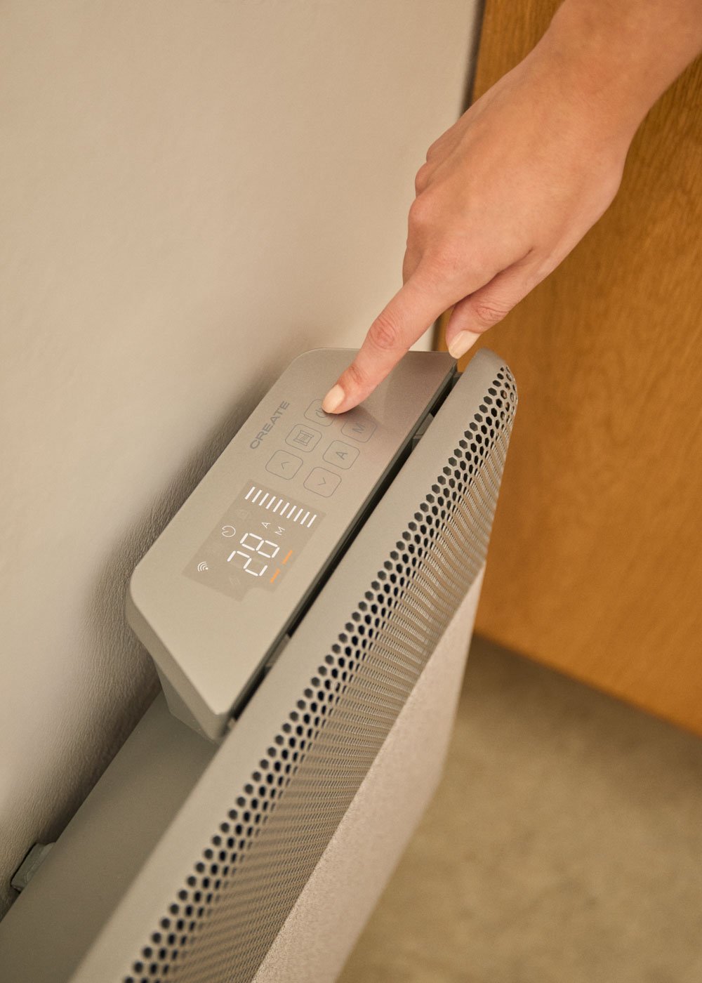 Inverter wall or floor convector with WiFi 1500W / 2000W - WARM TEXTILE ...