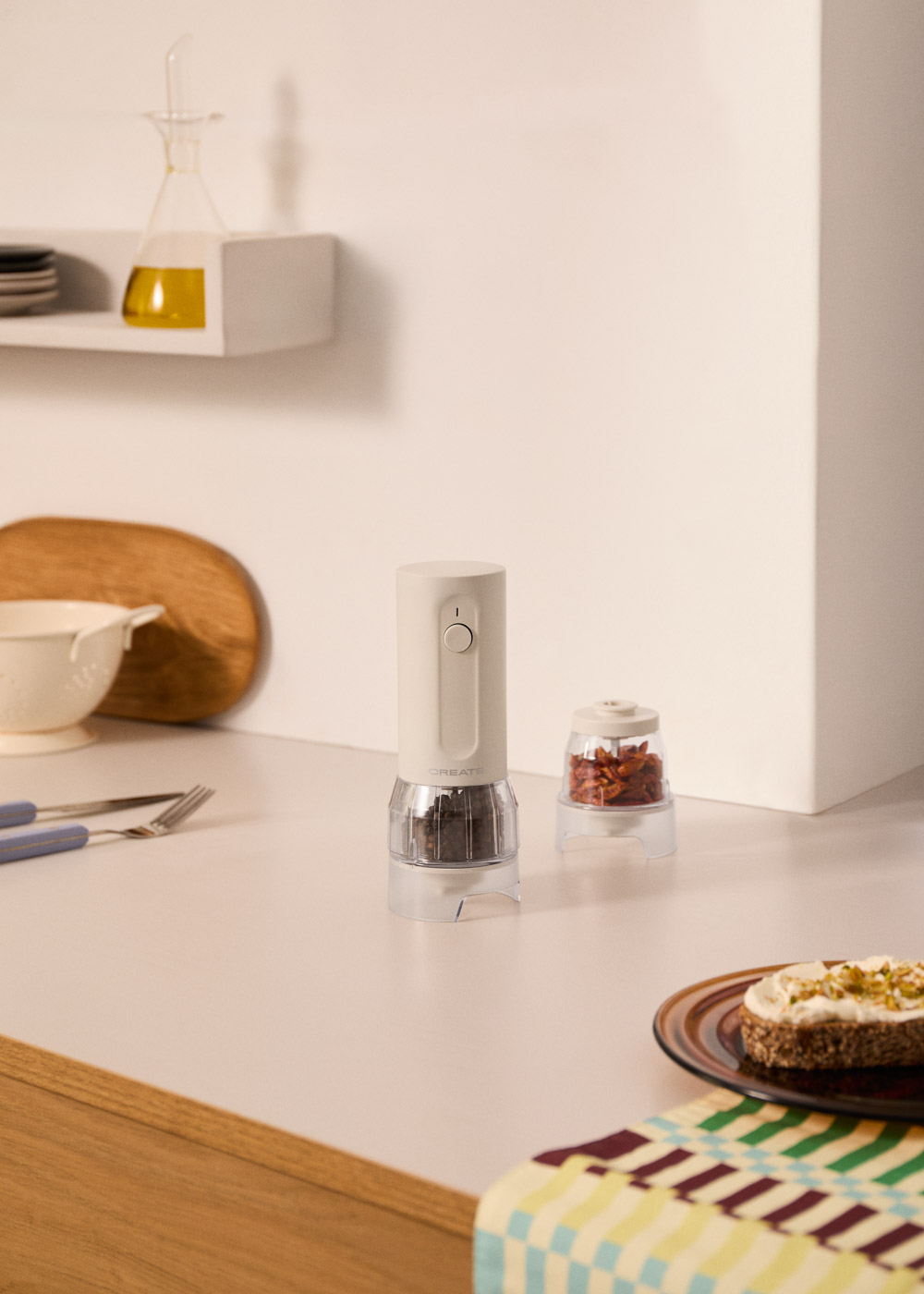 Electric Spice Grinder with Interchangeable Containers - SPICE GRINDER ...